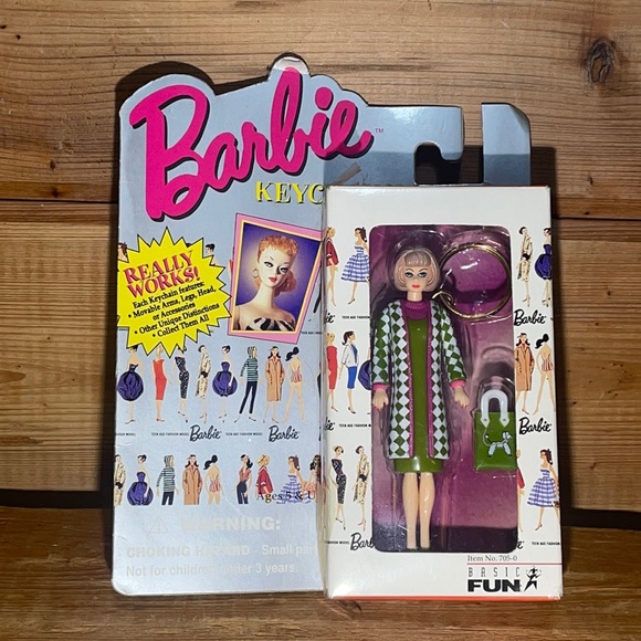 Barbie | Toys | Vintage 995 Keychain Poodle Parade Mini Barbie ...